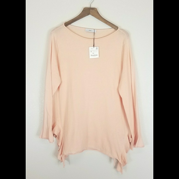 Zara | Sweaters | Nwt Zara Ruffled Sweater | Poshmark